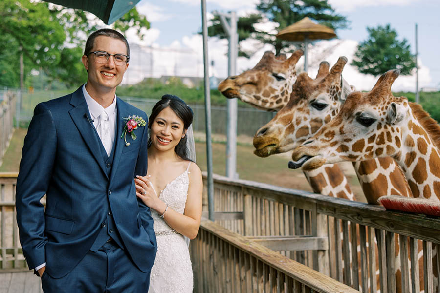 Elmwood Zoo Wedding Mr + Mrs Burling // Urban Wedding In Omaha,
